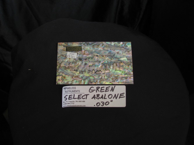 Green Abalone, Select - Abalam Sheet