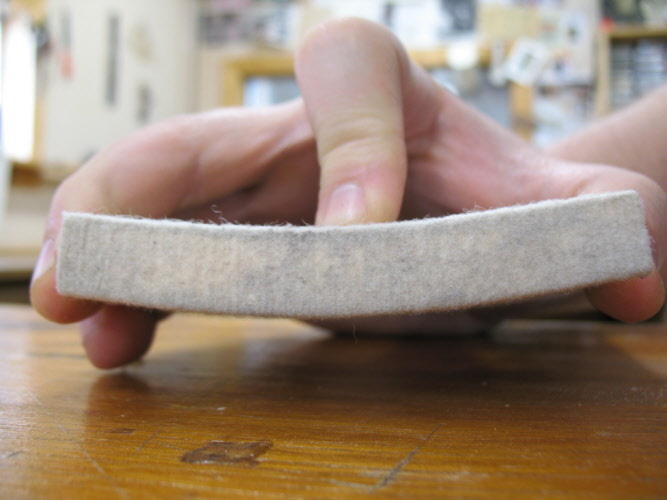 Hard Felt Sanding block